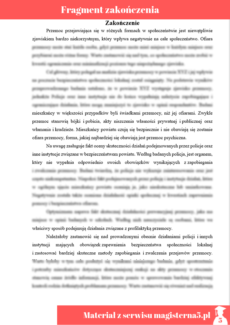 Przyk adowa Praca Licencjacka 11 Niezb dnych Element w Magister Na 5