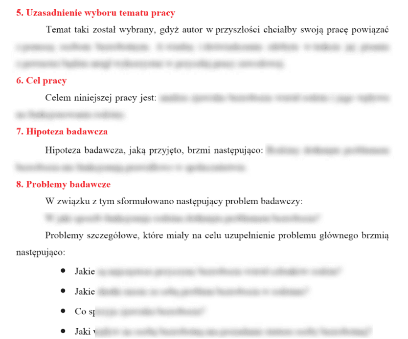 Przyk adowy Wst p Pracy Licencjackiej 12 Element w Magister Na 5